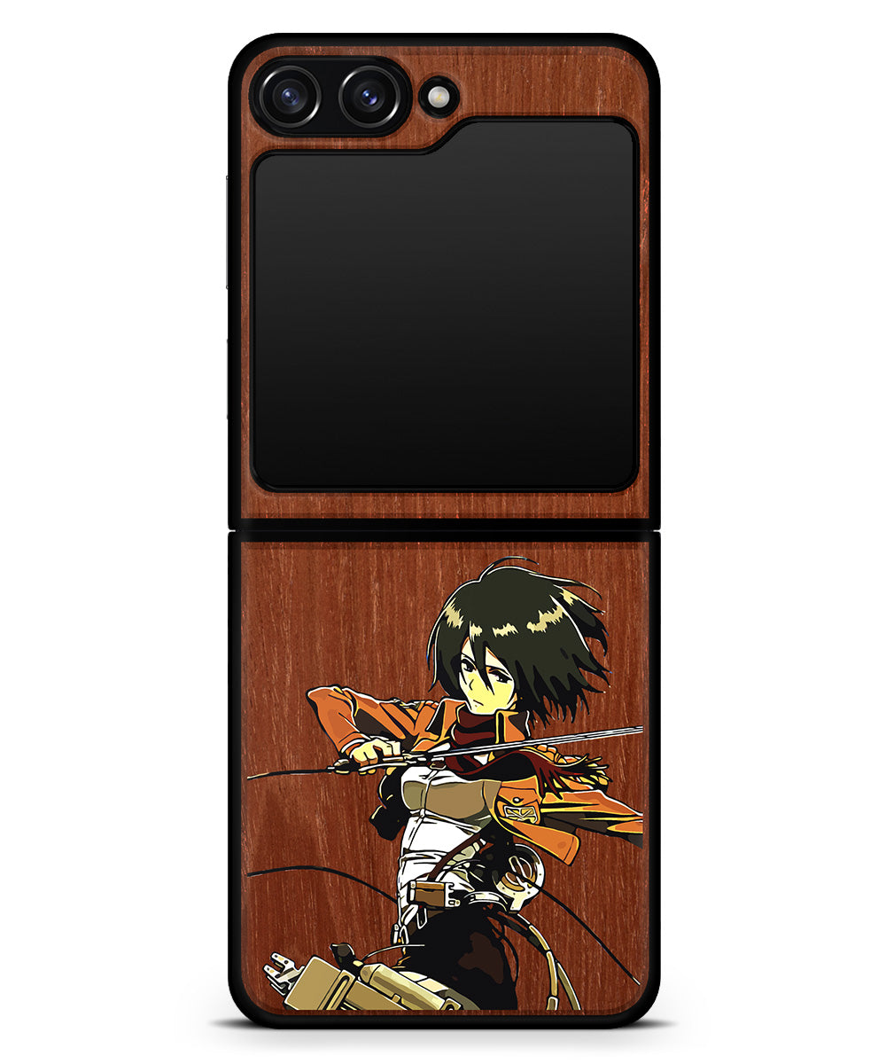 Ackerman - Wood + Ink Phone Case - Attack on Titan Anime Case