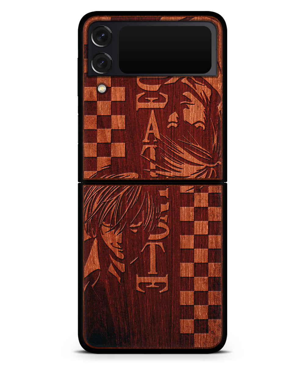 Checkmate - Engraved Wood Case - Death Note Anime Case