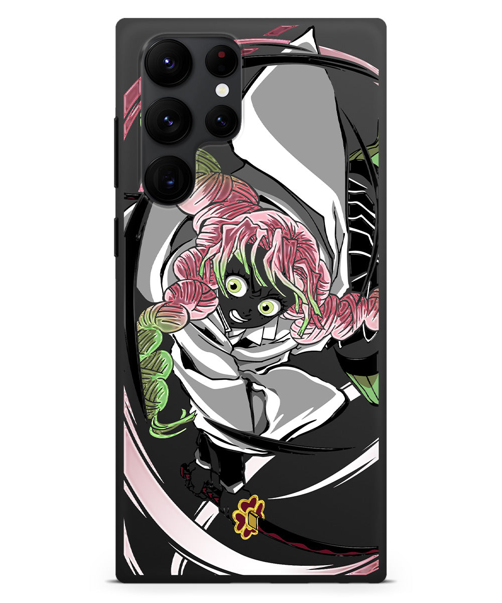 Love Hashira - Glossy Black Phone Case - Demon Slayer Anime Case