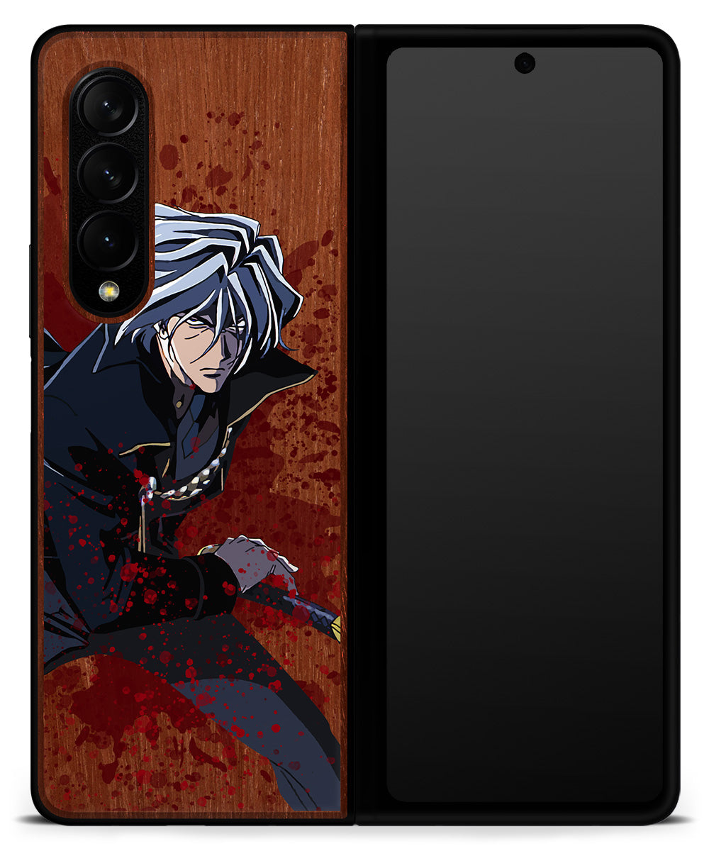 Vicious - Real Wood + Ink Phone Case - Cowboy Bebop Anime Case