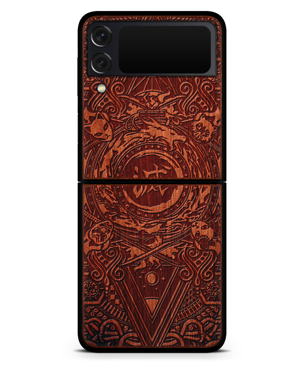 Demon Slayer Corps - Engraved Wood Case - Demon Slayer Anime Case