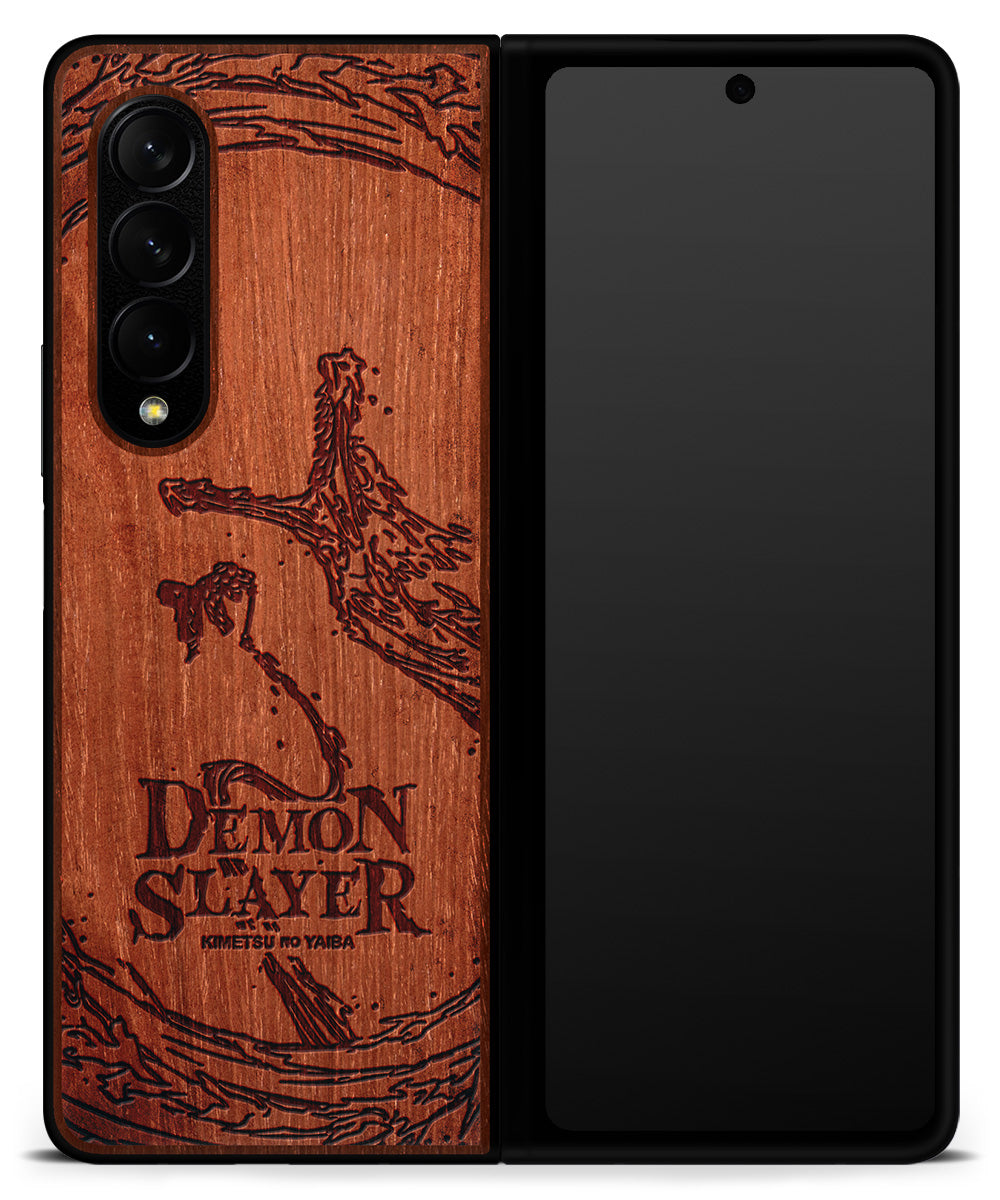 Tenth Form - Engraved Wood Case - Demon Slayer Anime Case