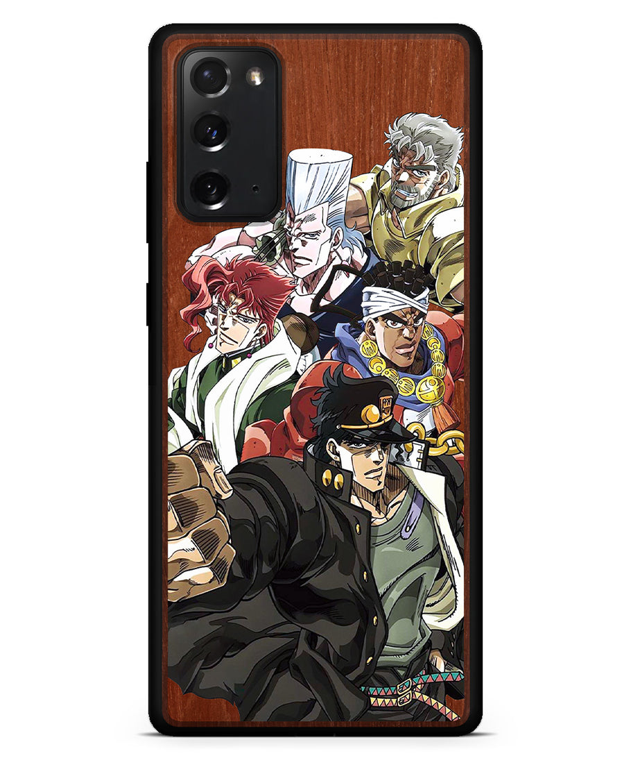 Crusaders - Real Wood & Ink Case - JoJo's Bizarre Adventure Anime Case